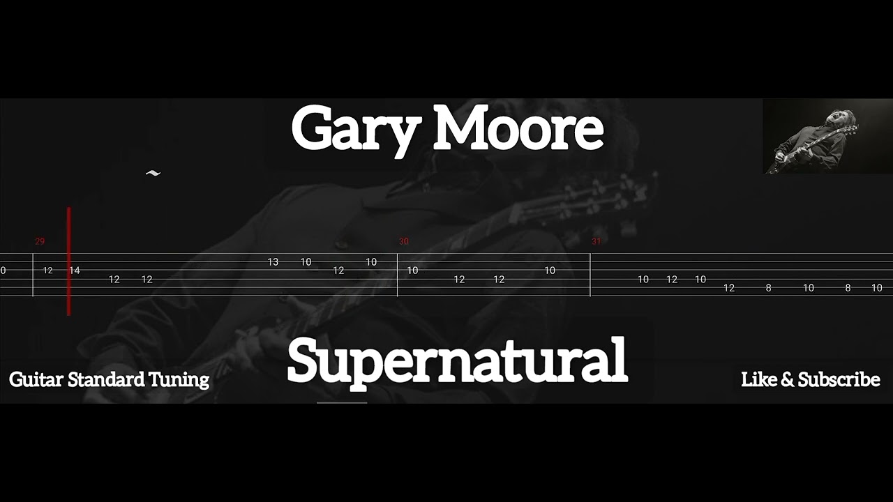 Gary Moore - Supernatural ( Tab Guitar ) - YouTube