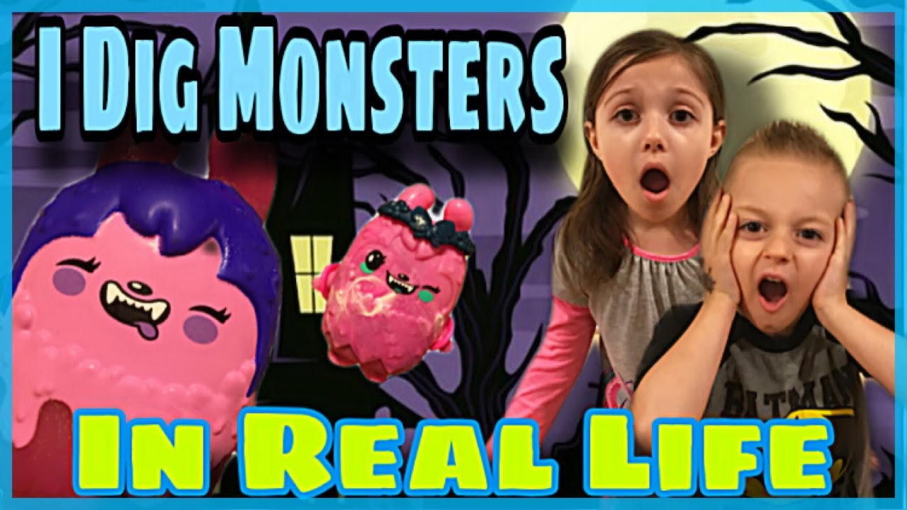 I DIG MONSTERS in REAL LIFE | For Kids #solveclues - YouTube