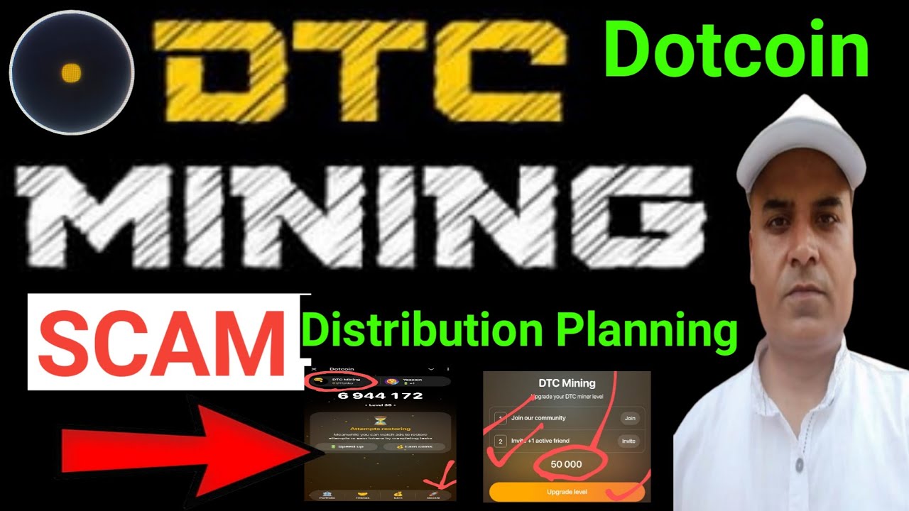 Dotcoin Mining DTC SCAM Distribution Planning Dotcoin Withdrawal dotcoin-mining-dtc-scam-distribution-planning-dotcoin-withdrawal
