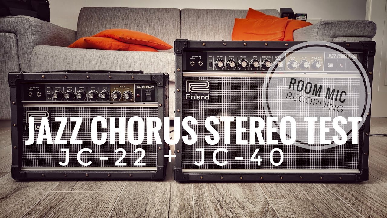Roland JC-22 and JC-40 in stereo: a test I want to share - YouTube