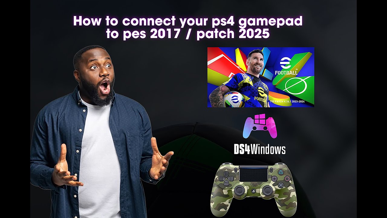 Still Struggling to Connect PS4 Pad to PES 2017 Patch? WATCH THIS NOW ...