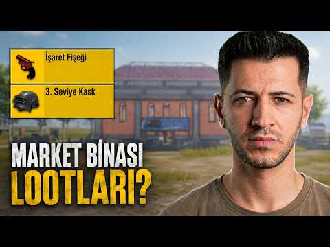 1 MARKET BİNASI LOOTLARIYLA WİN ALMAK? (FİŞEK ÇIKTI) Pubg mobile