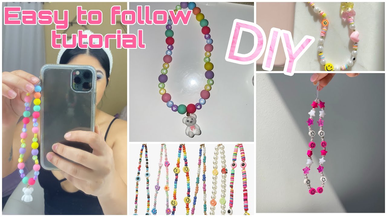 HOW TO MAKE TRENDY DIY PHONE CHARMS!! | SUPER CUTE N EASY - YouTube
