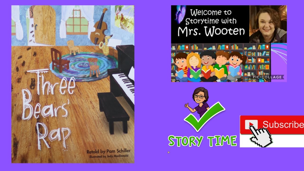 Three Bears' Rap read aloud Frog Street Press/ Story Time with Mrs ...