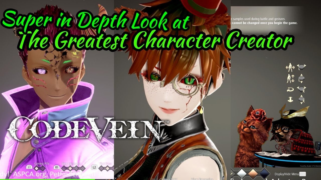 Code Vein Deepest Character Creation Ever - YouTube