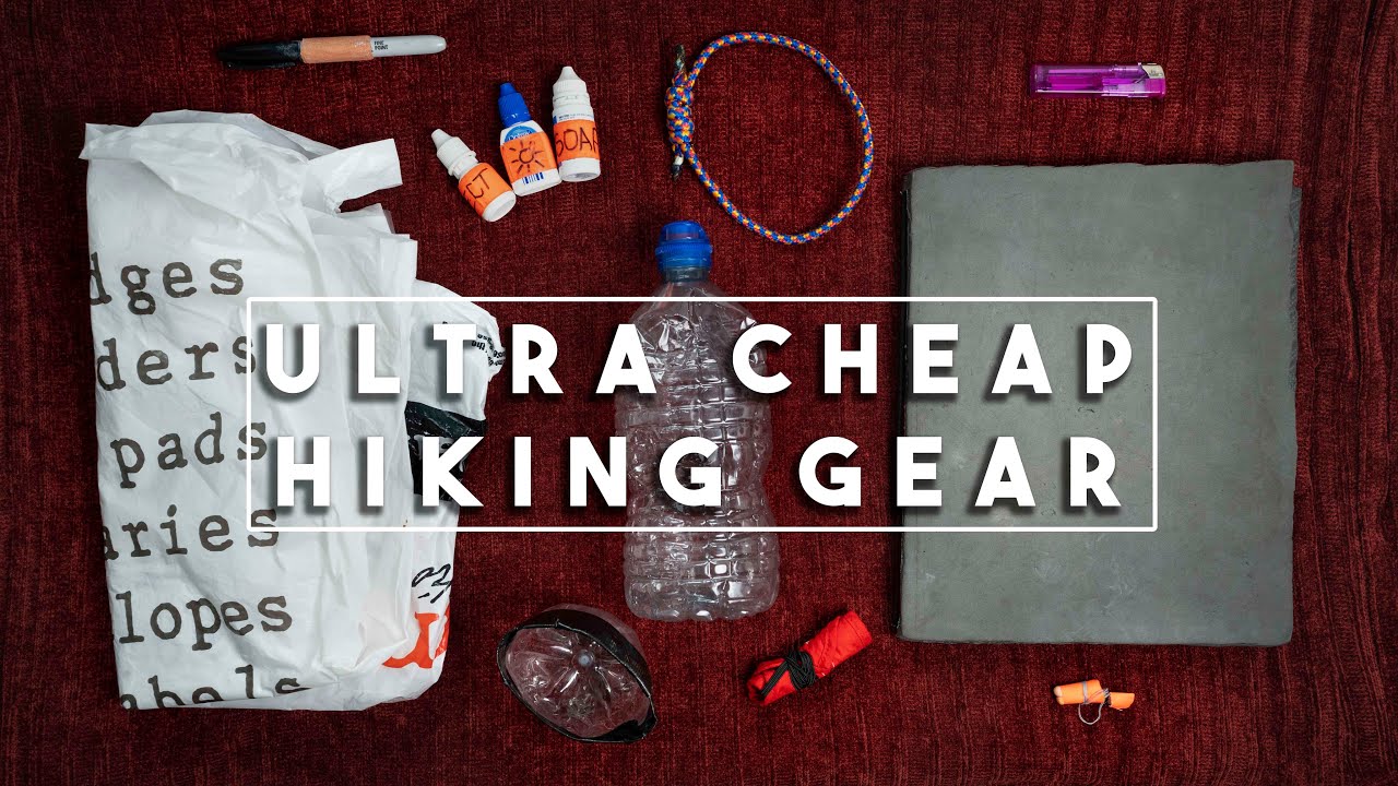 Budget DIY Hiking Gear - YouTube