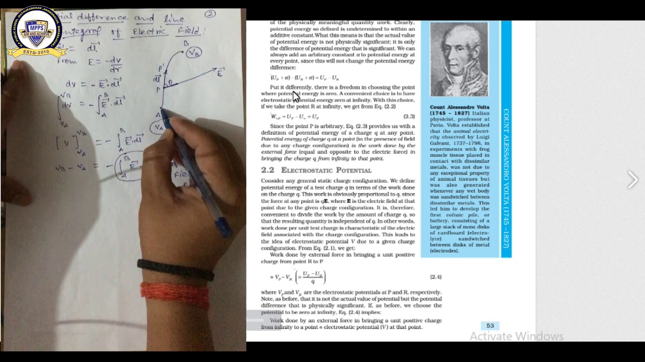 Class 12 Chapter 2 Physics Part 2 - YouTube