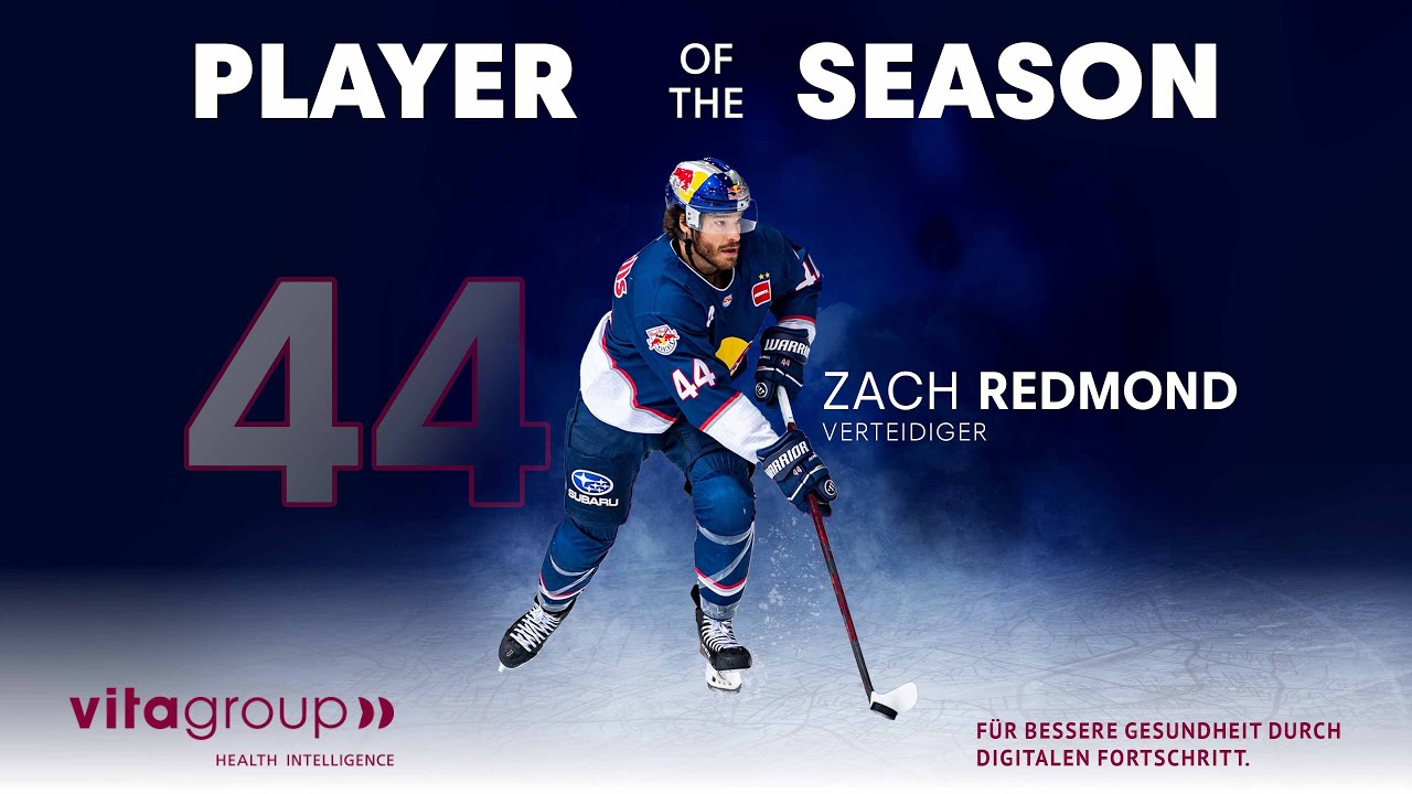 vitagroup Player of the Season | Zach Redmond | Red Bull München - YouTube