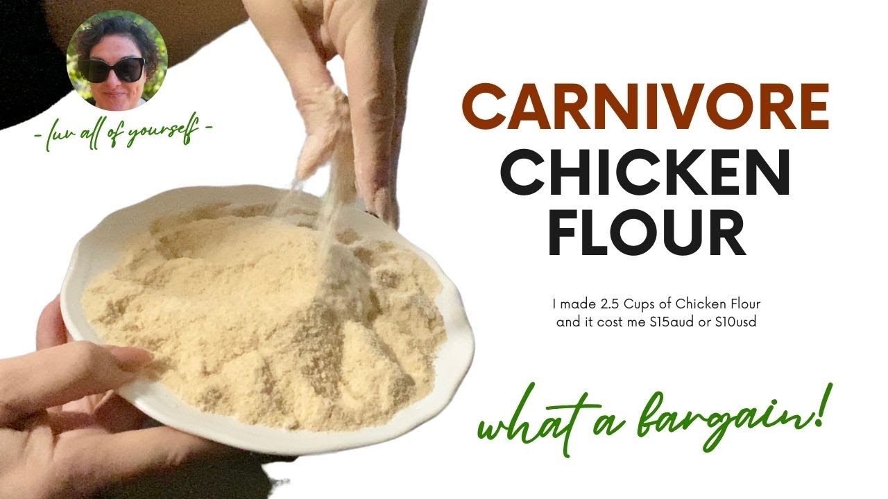 Carnivore Chicken Flour Recipe MEAT FLOUR Using Ninja Foodi carnivore-chicken-flour-recipe-meat-flour-using-ninja-foodi