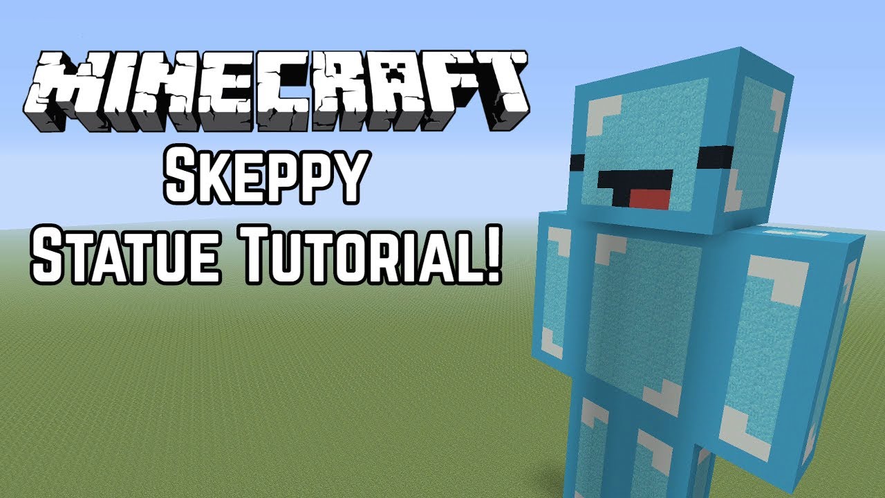 Minecraft Statue Tutorial Skeppy! (YouTuber) Simple & Indepth How-To ...