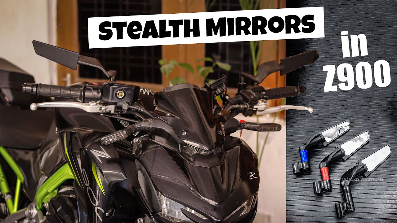 Installing Stealth Mirrors in Z900 | Trending Modification - YouTube