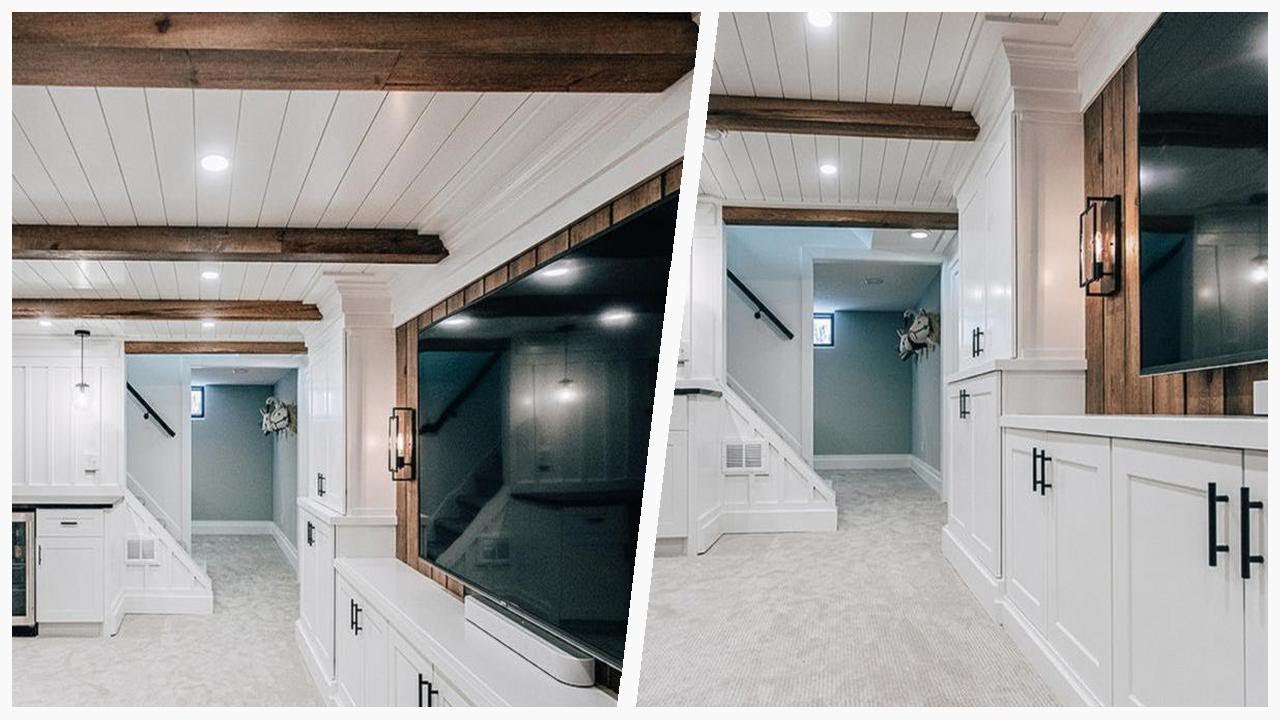 75 Beautiful White Basement With A Bar Design Ideas #104 🟢 - YouTube