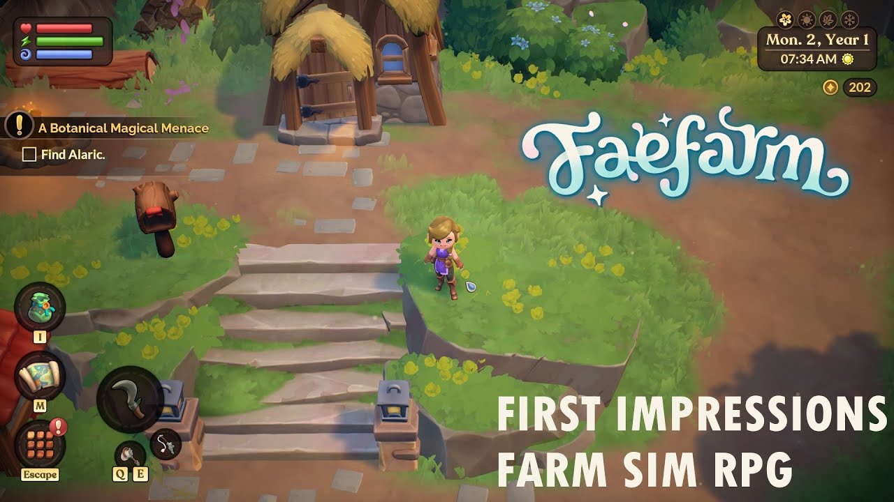 Fae Farm - Farm Sim RPG First Impressions Gameplay - YouTube
