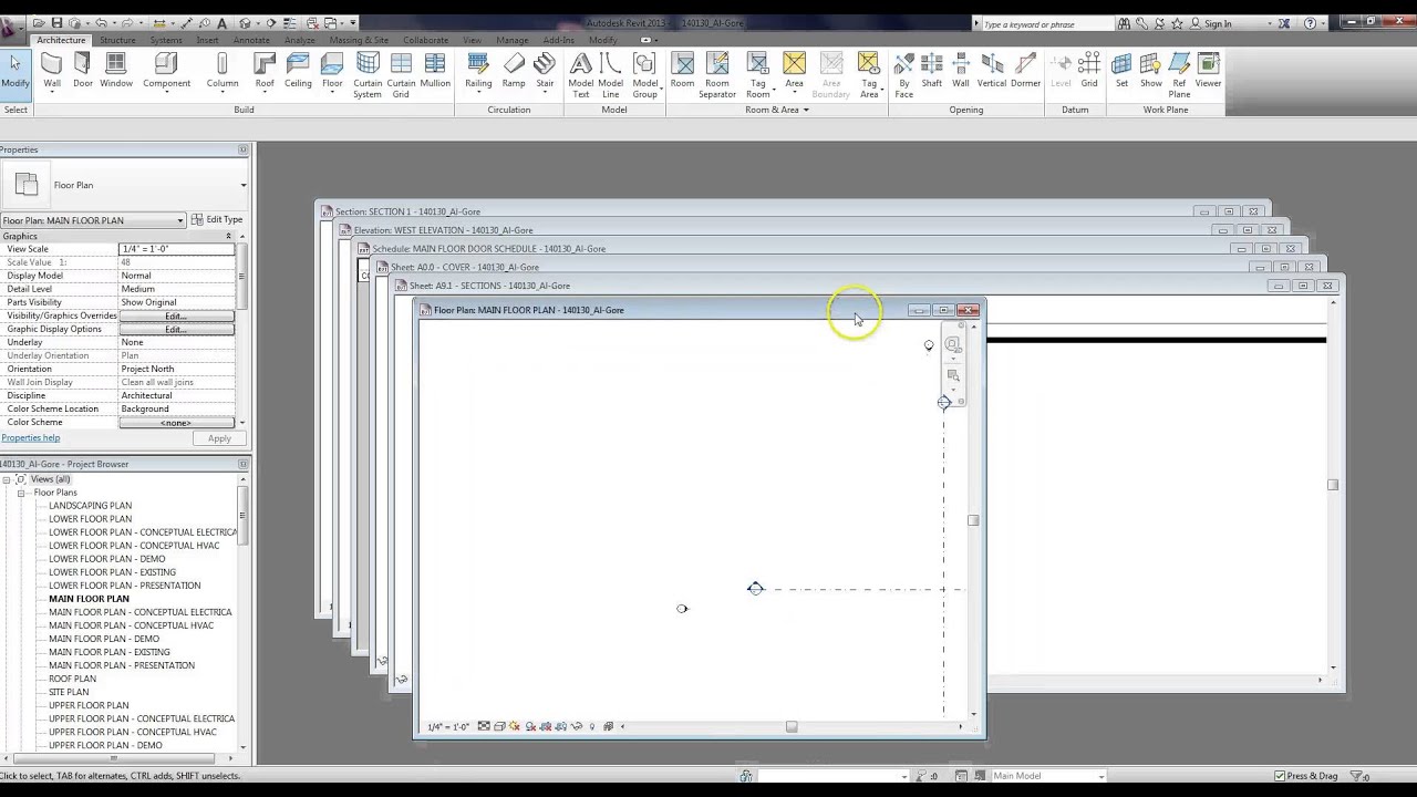 Starting Revit, simple overview - YouTube