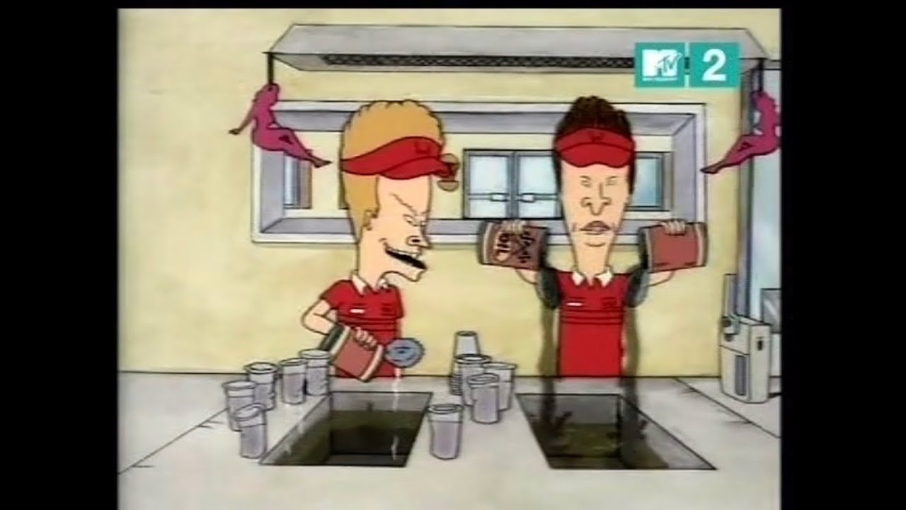 Beavis & Butt-Head S05E34 Beavis And Butt-Head Burn Down Burger World ...