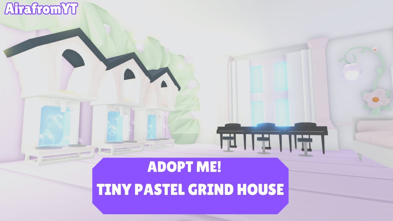 TINY HOME PASTEL GRINDING CHEAP HOUSE SPEED BUILD ADOPT ME ...