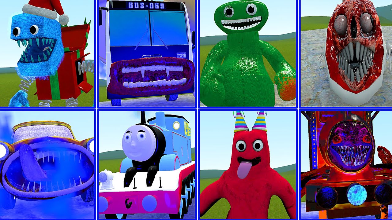 BANBAN, BOXY BOO, CAR EATER, THOMAS THE TRAIN, CHOO CHOO CHARLES and ...