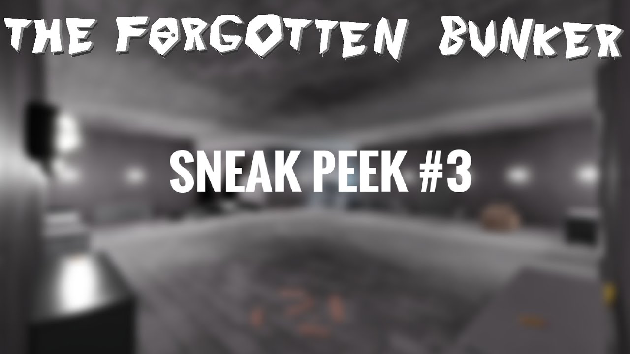 The Forgotten Bunker - Sneak Peek #3 (The Maze) - YouTube