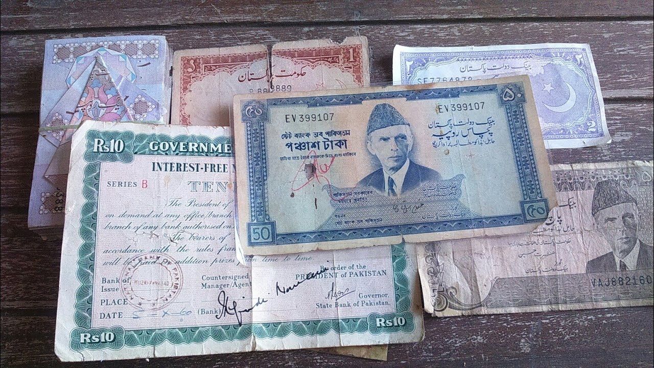 Old and unique notes of Pakistan currency | antique notes | rare notes ...