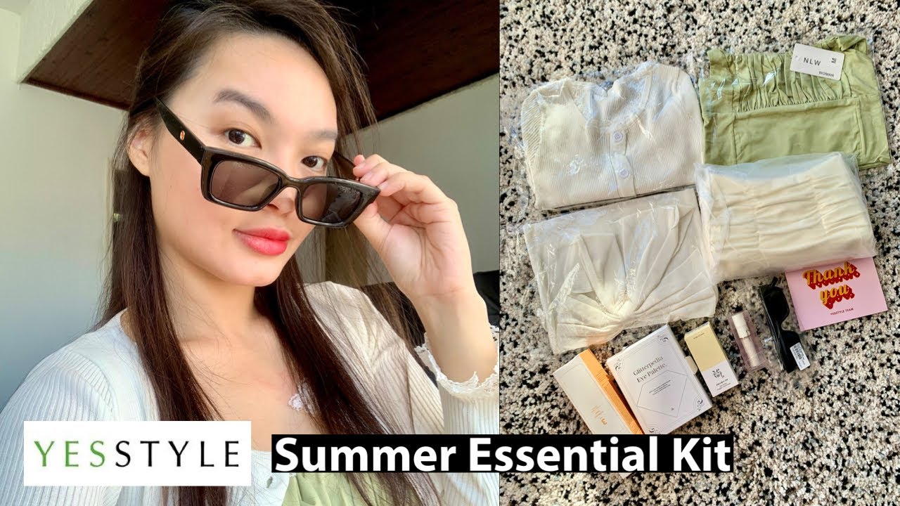 @yesstyle Summer Essential Kit Unboxing - YouTube