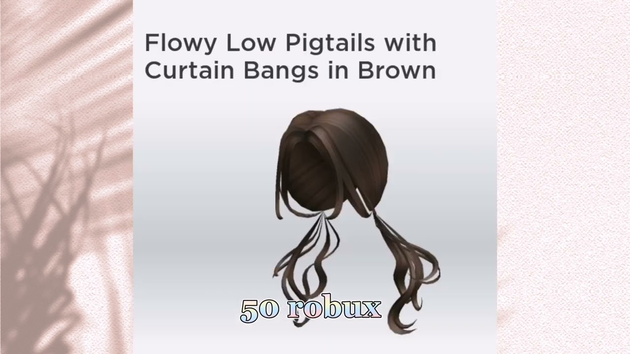 Cute hair Under 60 robux! - YouTube