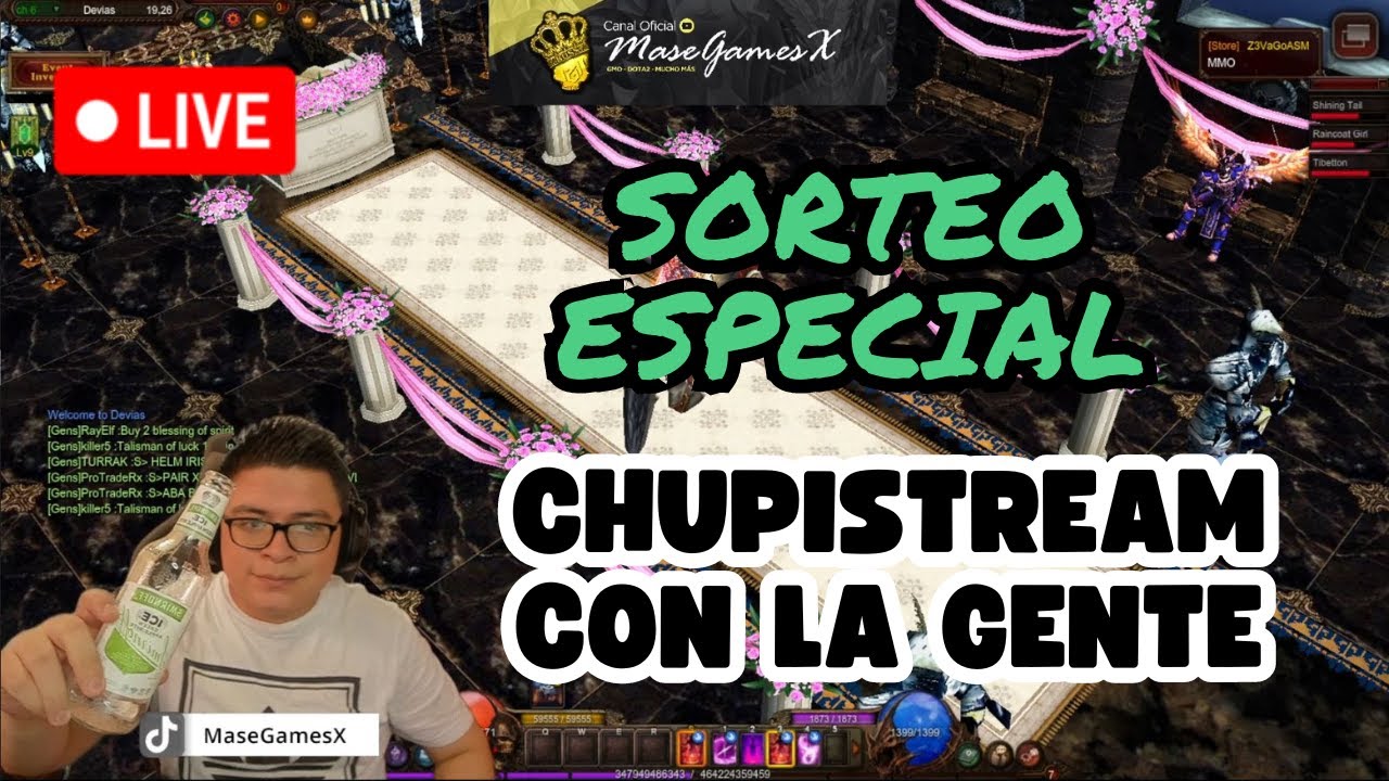 👑 Sorteo Especial y Chupi Stream con la Gente - Mu Online😎 - YouTube
