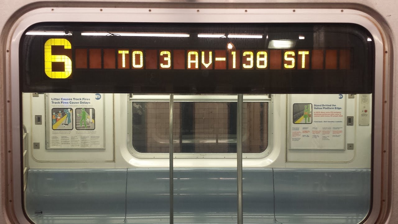 On Board 3rd Avenue-138th Street Bound R142A (6) Train From Brooklyn ...