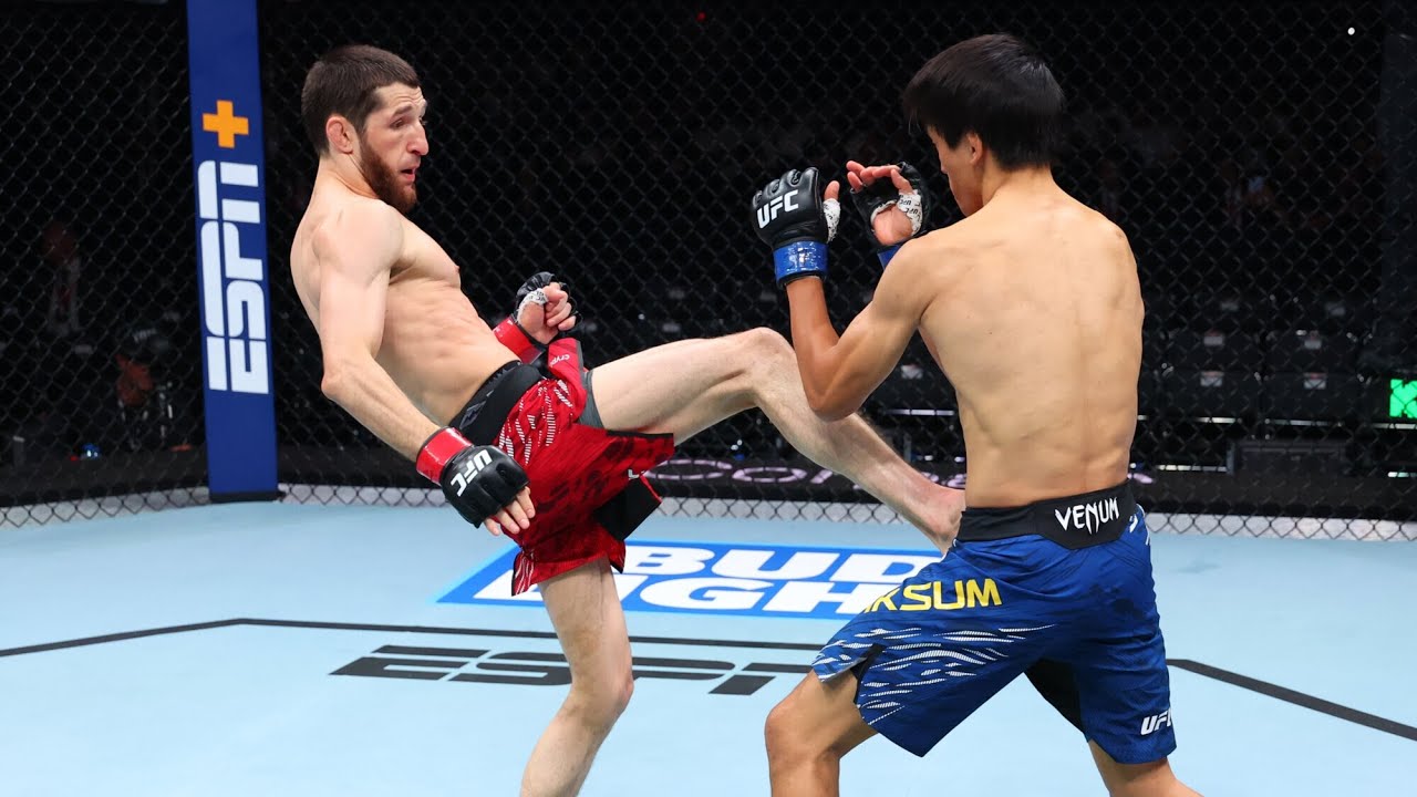 Tagir Ulanbekov vs Azat Maksum | FREE FIGHT | UFC Fight Night Baku ...