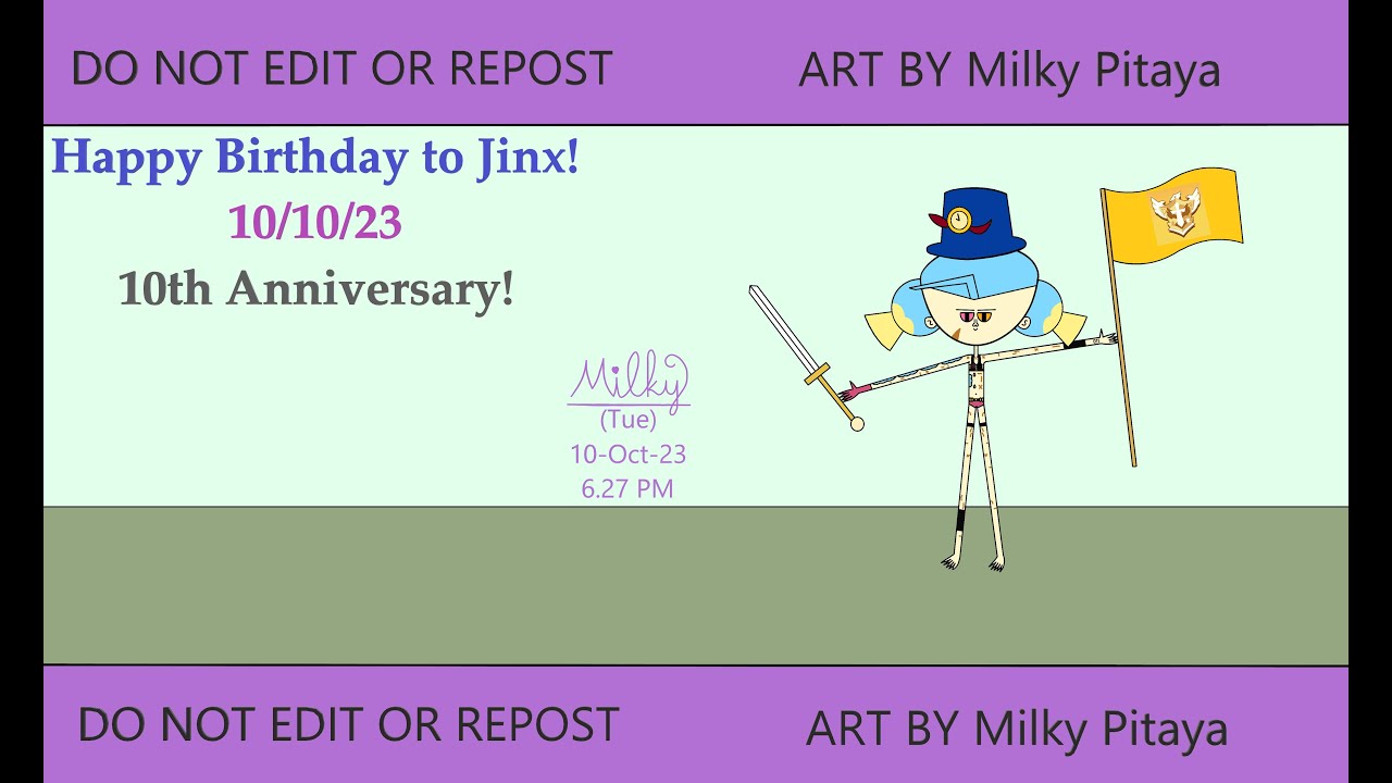 (League of Legends) HAPPY BIRTHDAY TO Jinx! | Jinx Gaming | Speedpaint ...