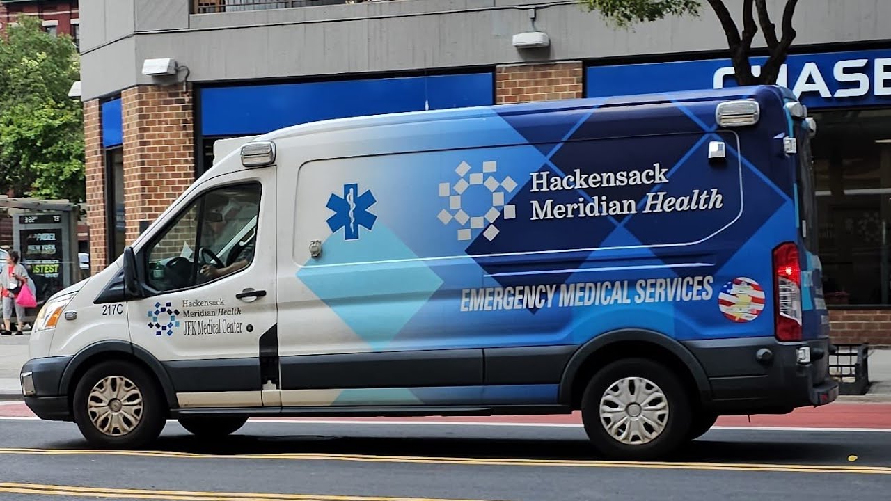 Hackensack Meridian Health EMS Passing By ON West 42nd Street In ...