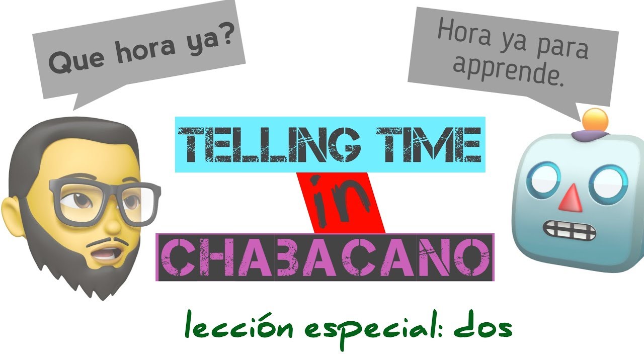 How to Speak Chavacano: Time Telling - YouTube