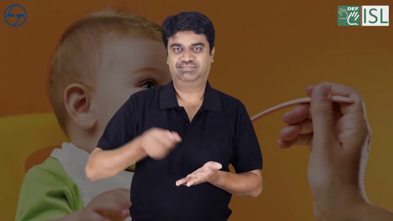 Action Words (part-2) Indian Sign Language - YouTube