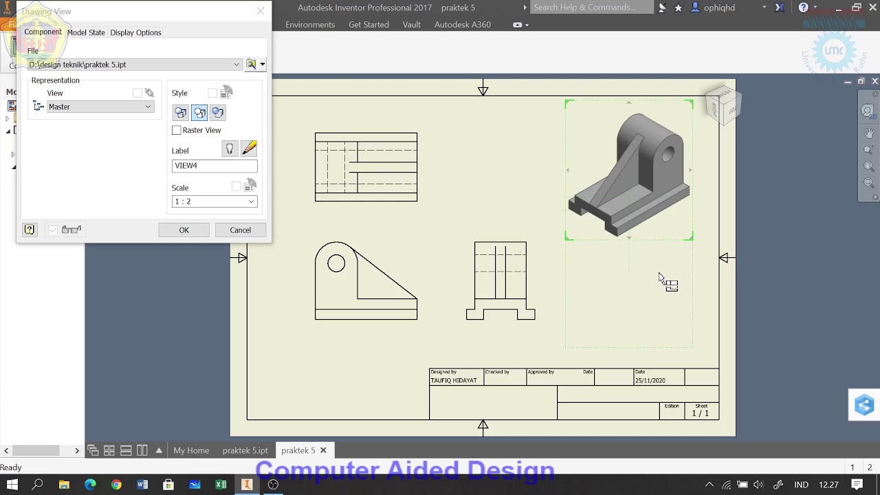 Autodesk Inventor Basic Bag 3 #autodesk #autodesk inventor #CAD # ...