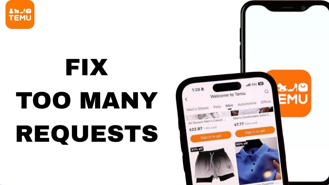 How To Fix And Solve Too Many Requests On Temu App | Step By Step - YouTube
