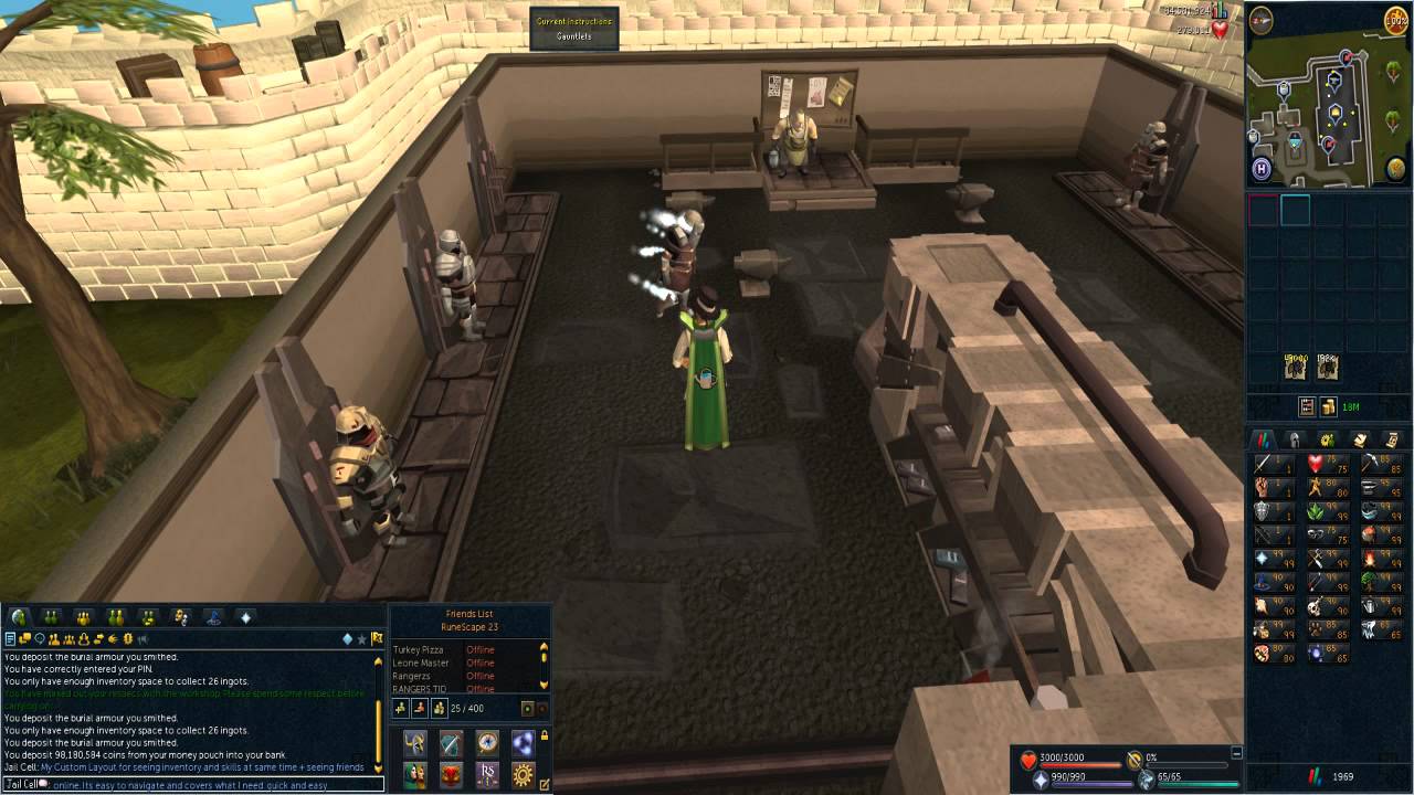 RuneScape Looking At My Custom Layout! - YouTube