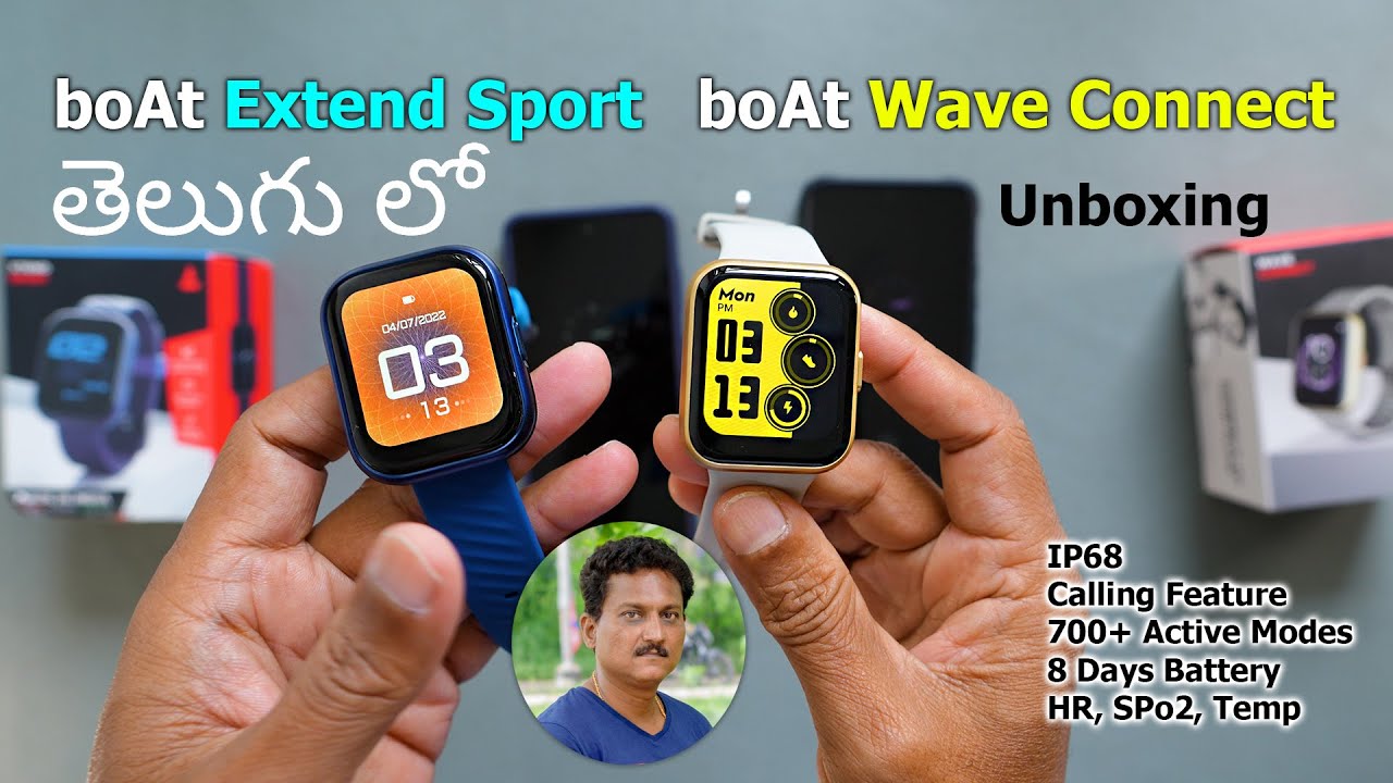 boat Extend Sport & boat Wave Connect New 2022 Smartwatches Unboxing in ...