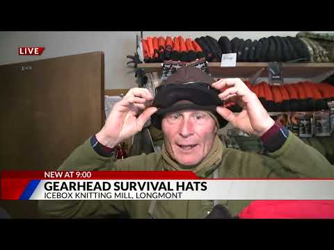 Gearhead Survival Hats:  9.15 am Fox 31 & Channel 2 live