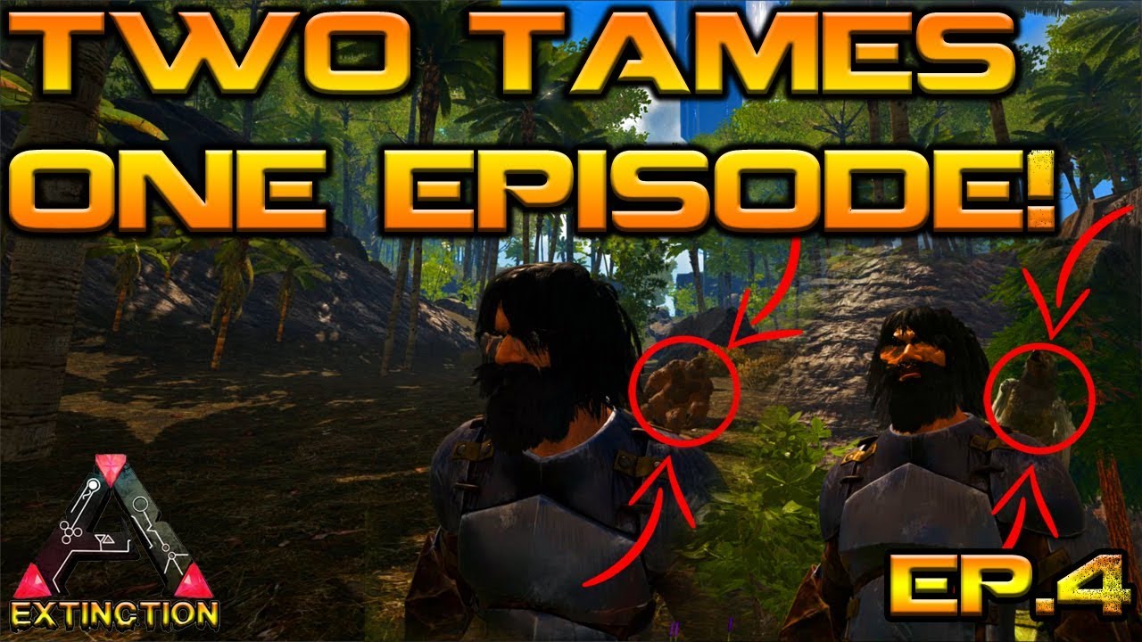 EP.4 Most ADORABLE TAMES Ever! Modded Ark: Extinction Core! - YouTube