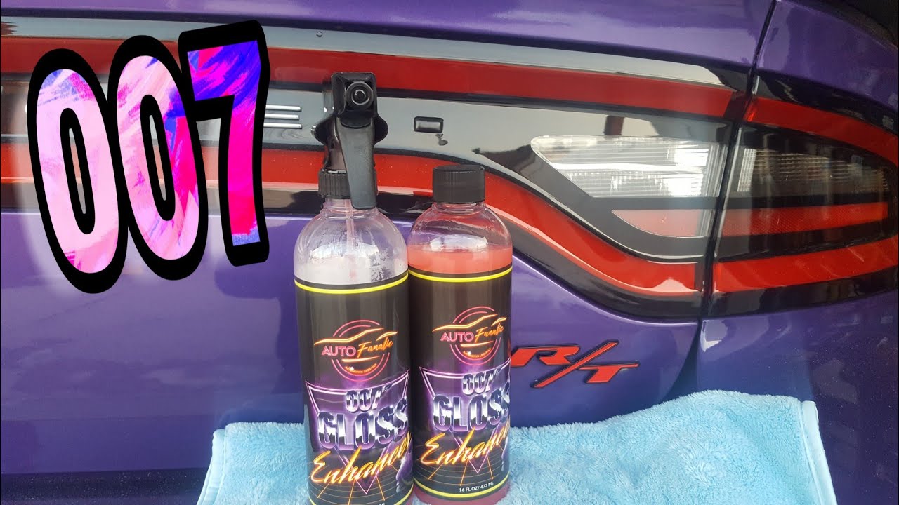 How To Use "Auto Fanatic" 007 GLOSS ENHANCER as a " Drying Aid" - YouTube