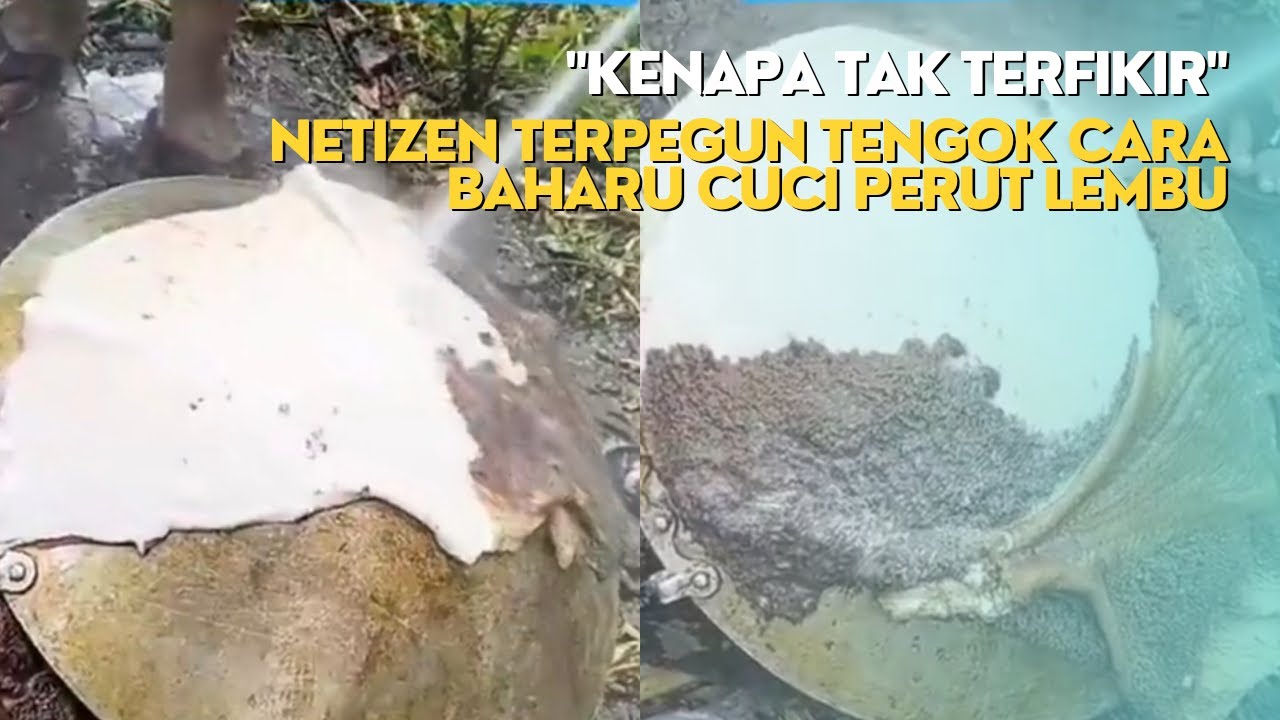 "KENAPA TAK TERFIKIR"-NETIZEN TERPEGUN TENGOK CARA BAHARU CUCI PERUT ...