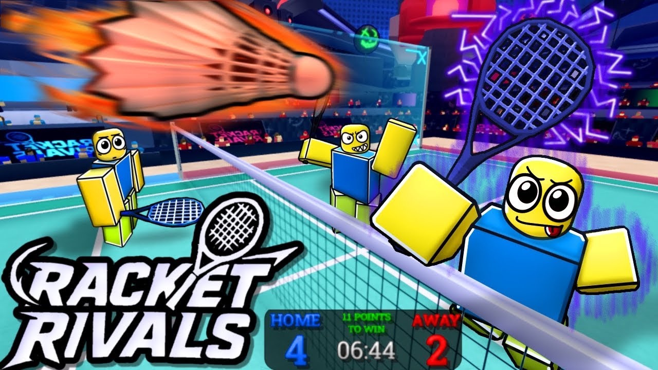 Rackets were BROKEN?!?! - Roblox Racket Rivals - YouTube