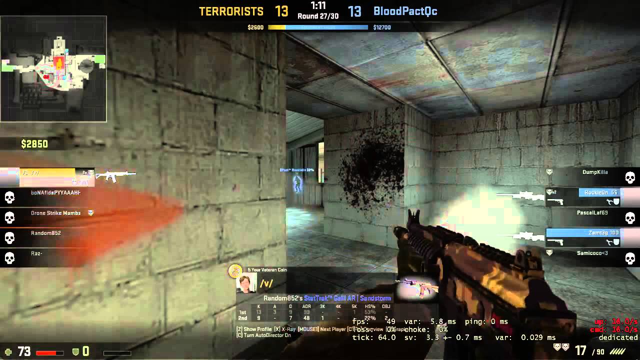 4v1 OLD de_nuke CLUTCH | CSGO - YouTube
