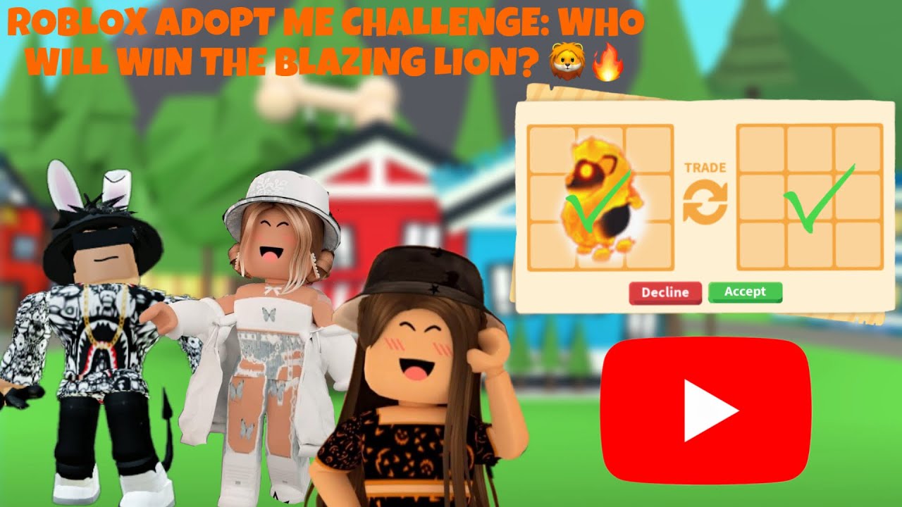 Roblox Adopt me Challenge: Who will win the Blazing Lion Grand Prize 🦁🔥 ...