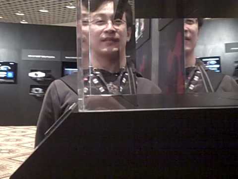 Sony OLED screen demo at PMA - YouTube