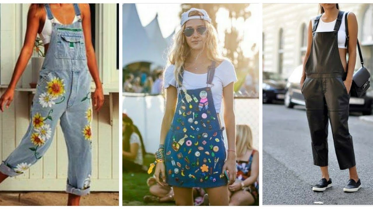 Beautiful dungaree designs#### cool look by dungarees||||$$$ - YouTube
