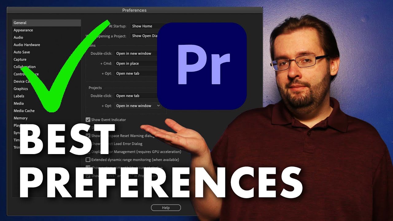 Best Premiere Pro Preference Settings Most Editors Overlook - YouTube