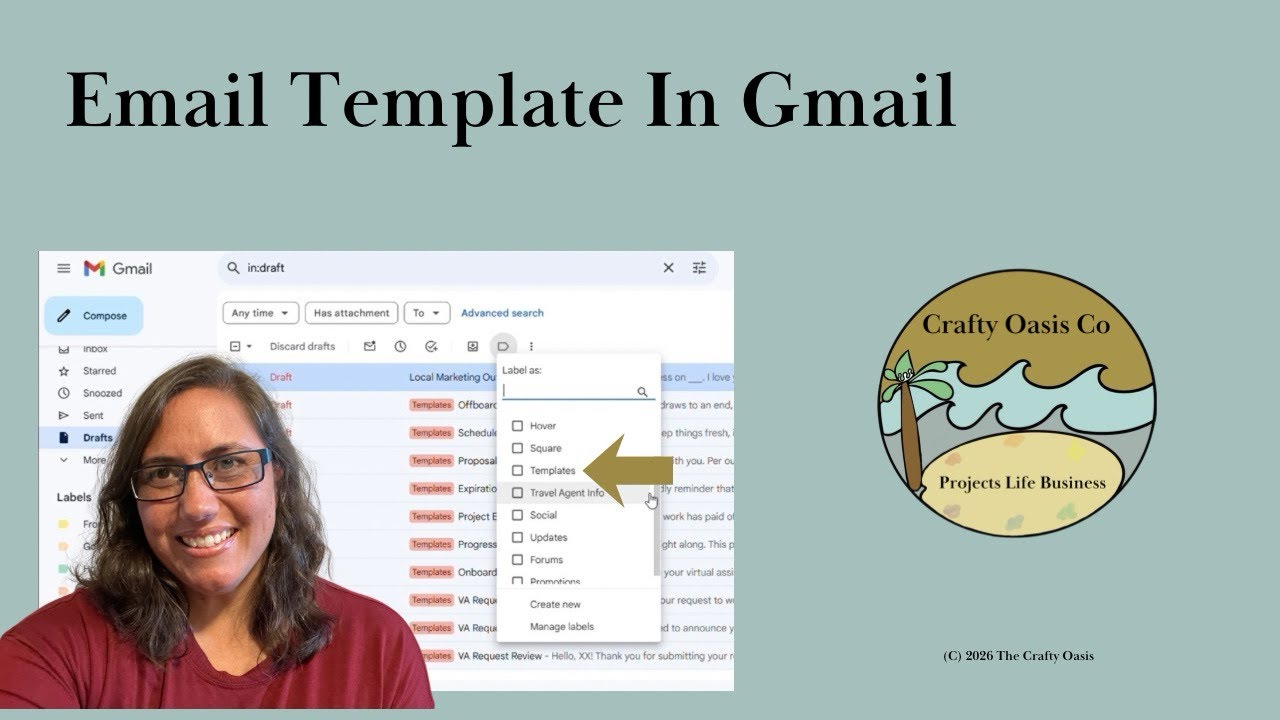 Create An Email Template In Gmail - YouTube