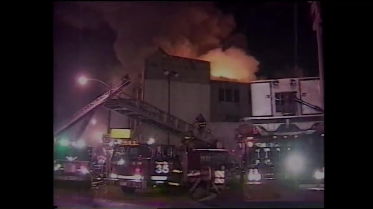 Chicago Fire Dept 90s Fires Raw News Clips - YouTube
