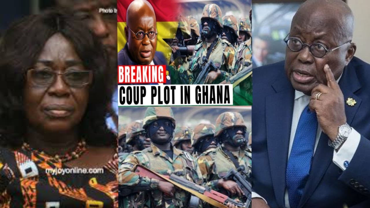 BREAK! Angry Ghana Military Cóüp Plot, Nana Addo, Frema Opare Shakes ...