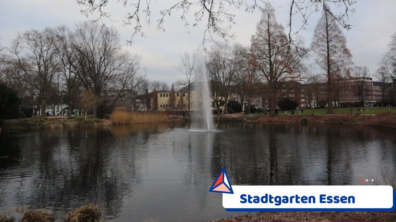 Stadtgarten Essen Germany| Evening View |Winter | Essen Park - YouTube